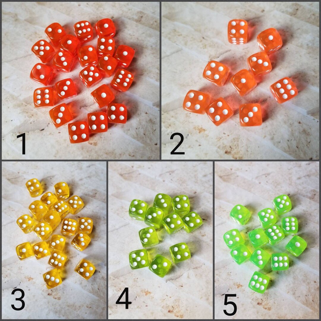 Individual 16mm D6 Dnd Die, Extra Polyhedral Gaming Dice, Dnd Dice, RPG ...