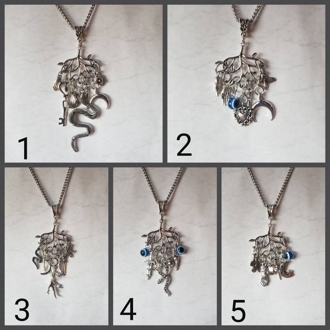 Cimaruta Inspired Necklace, Cimaruta Necklace, Italian Witches Amulet ...