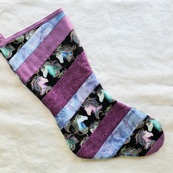 Purple Stocking - Etsy