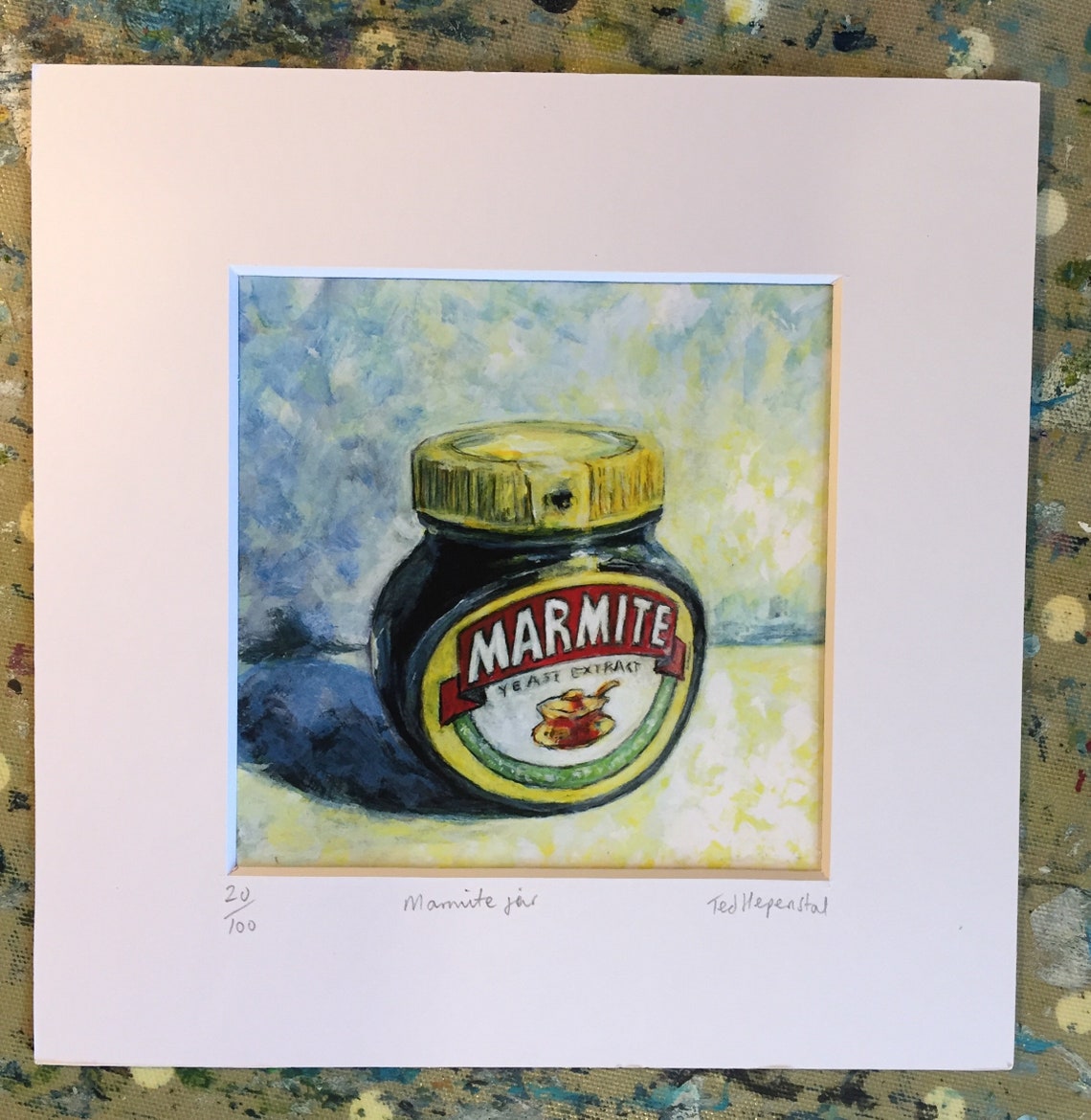 Marmite Jar - Limited Edition Mounted Print - Etsy