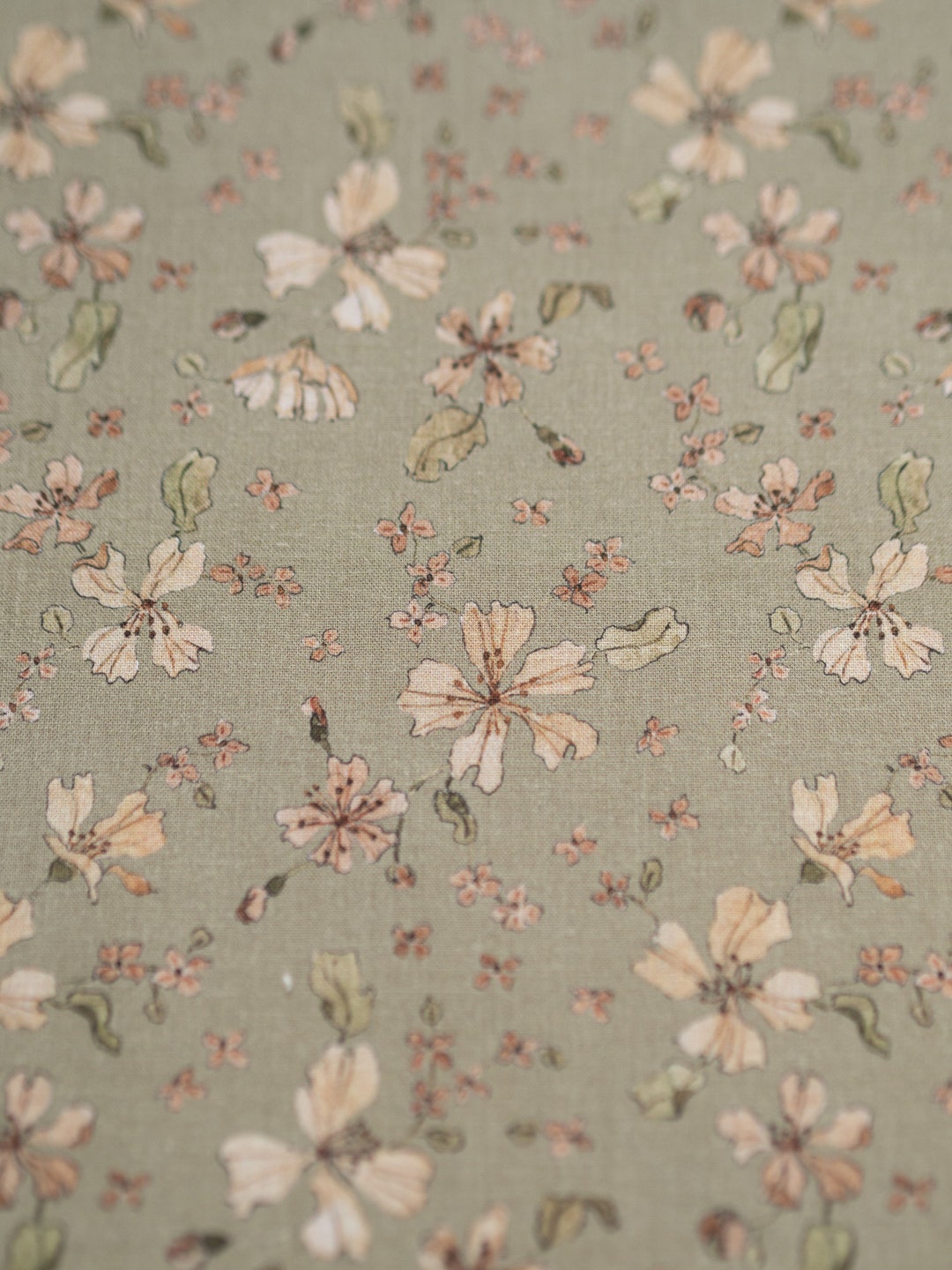 Jasmine Plain Weave Cotton Fabric by the Yard Printed Fabric - Etsy