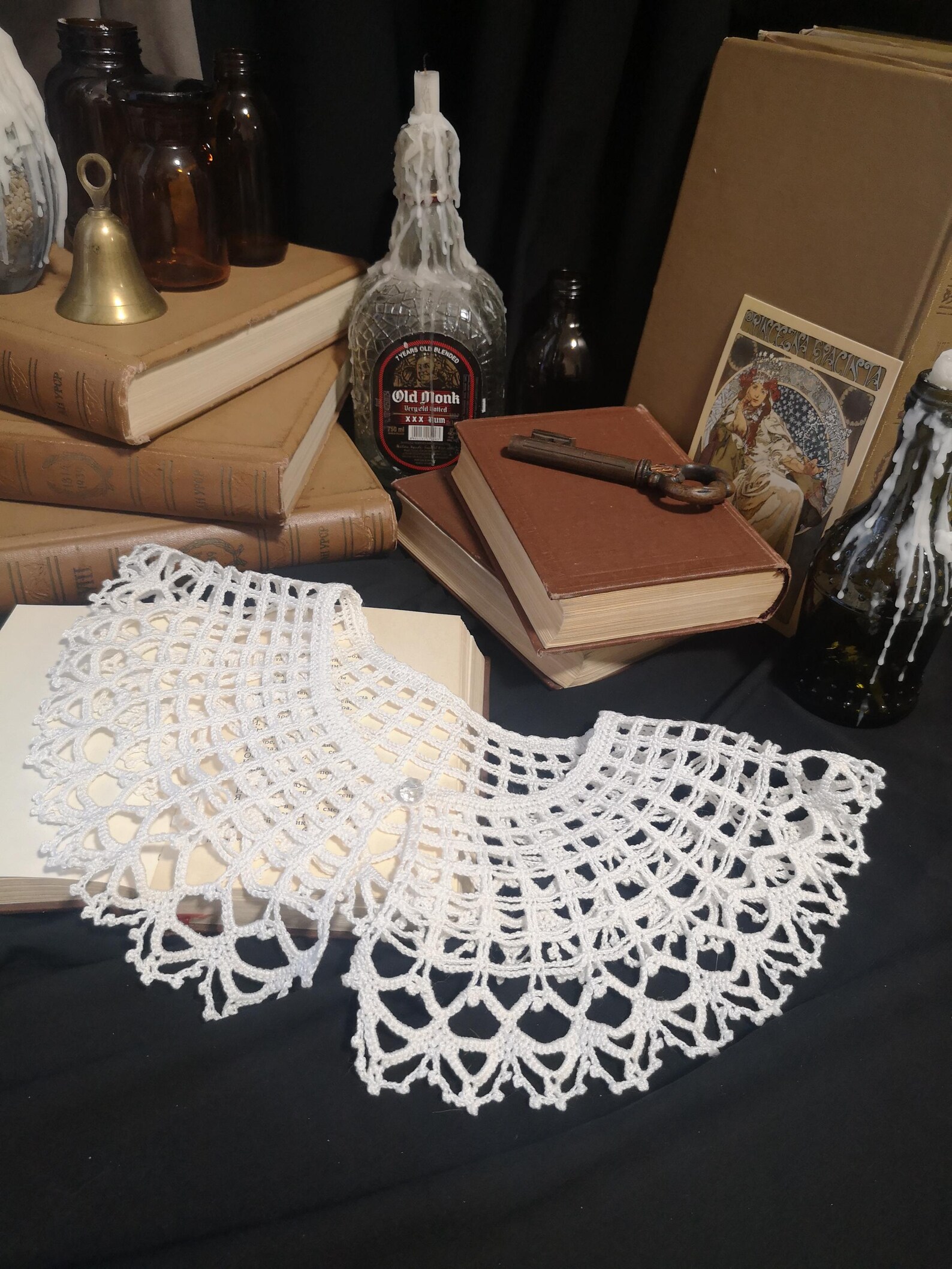 Dainty Crochet Lace Collar PDF PATTERN for Babies and Adults, Vintage ...