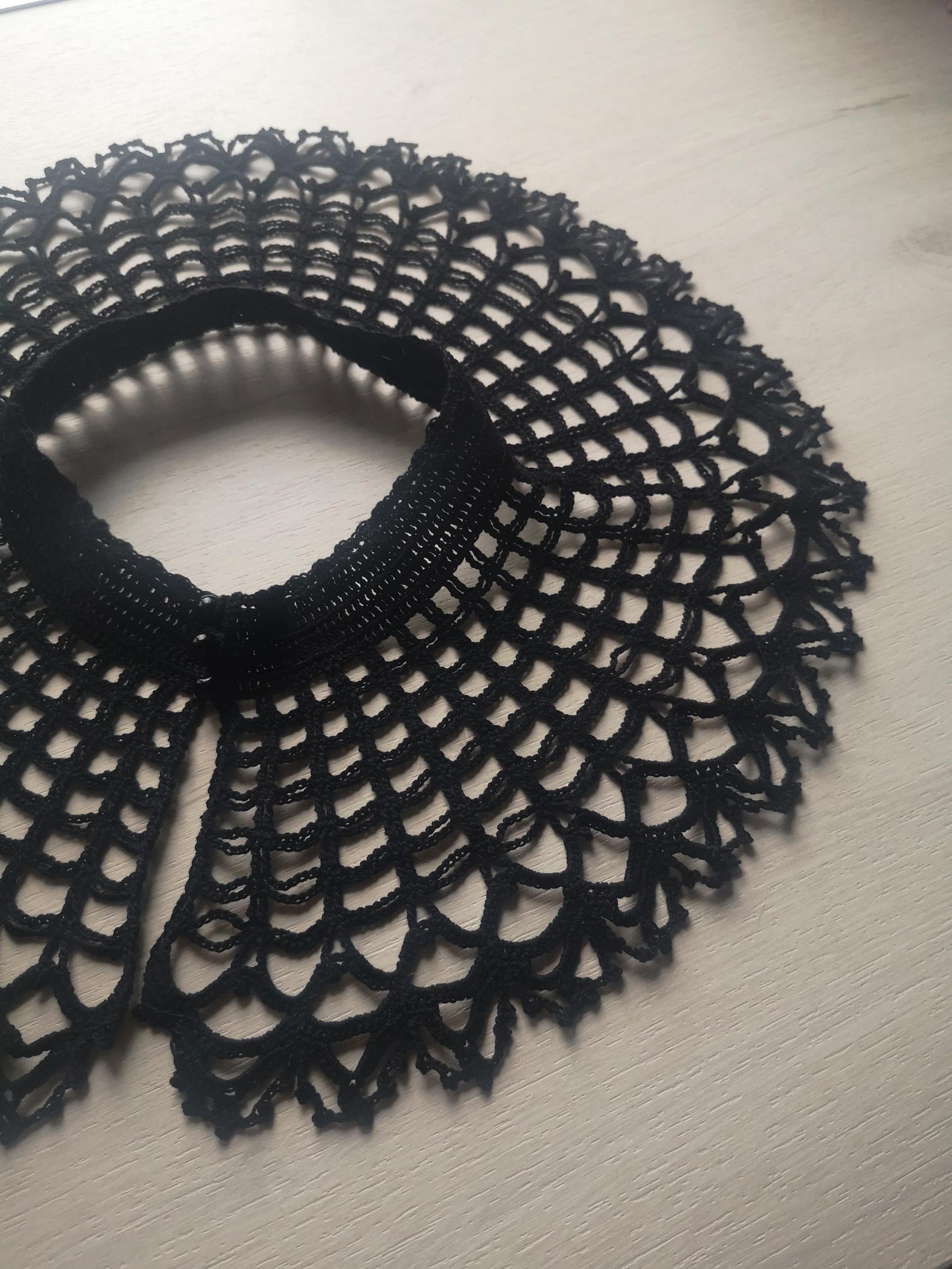 Dainty Crochet Lace Collar PDF PATTERN for Babies and Adults, Vintage ...