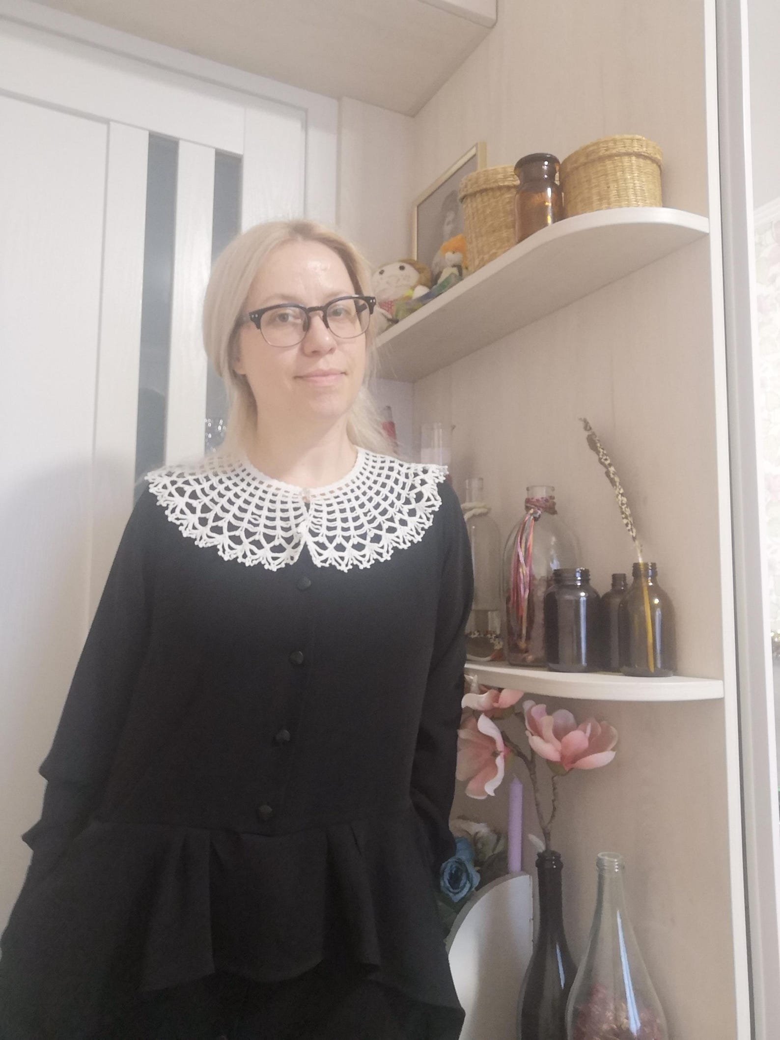 Dainty Crochet Lace Collar PDF PATTERN for Babies and Adults, Vintage ...