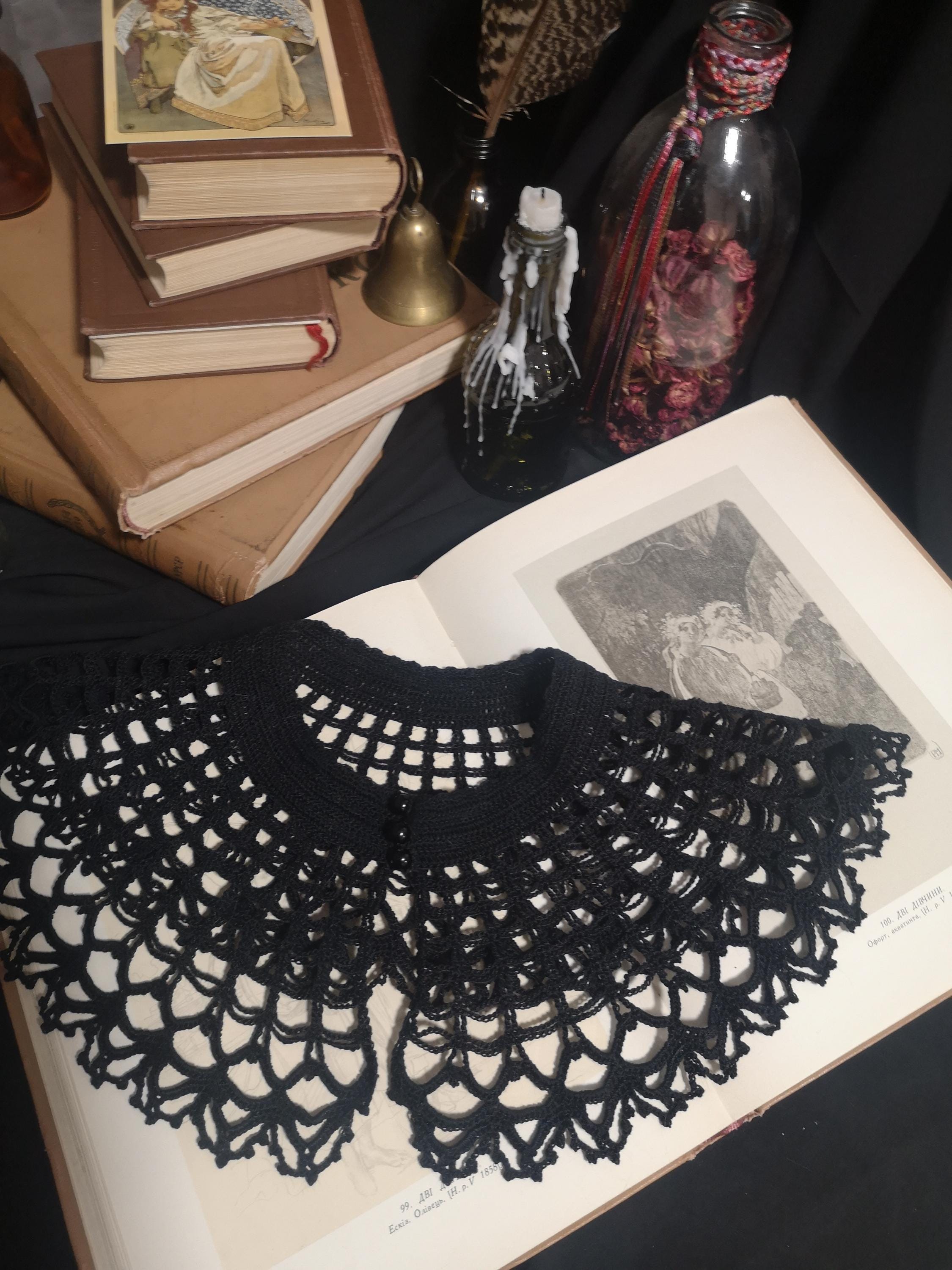 Dainty Crochet Lace Collar PDF PATTERN for Babies and Adults, Vintage ...