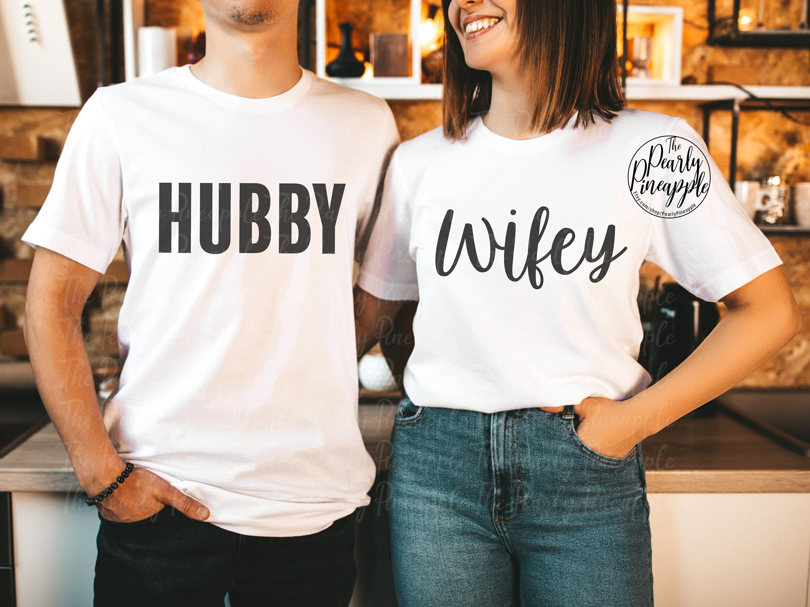 Makes Shopping Easy Cost Less All The Way Couple Matching T Shirts