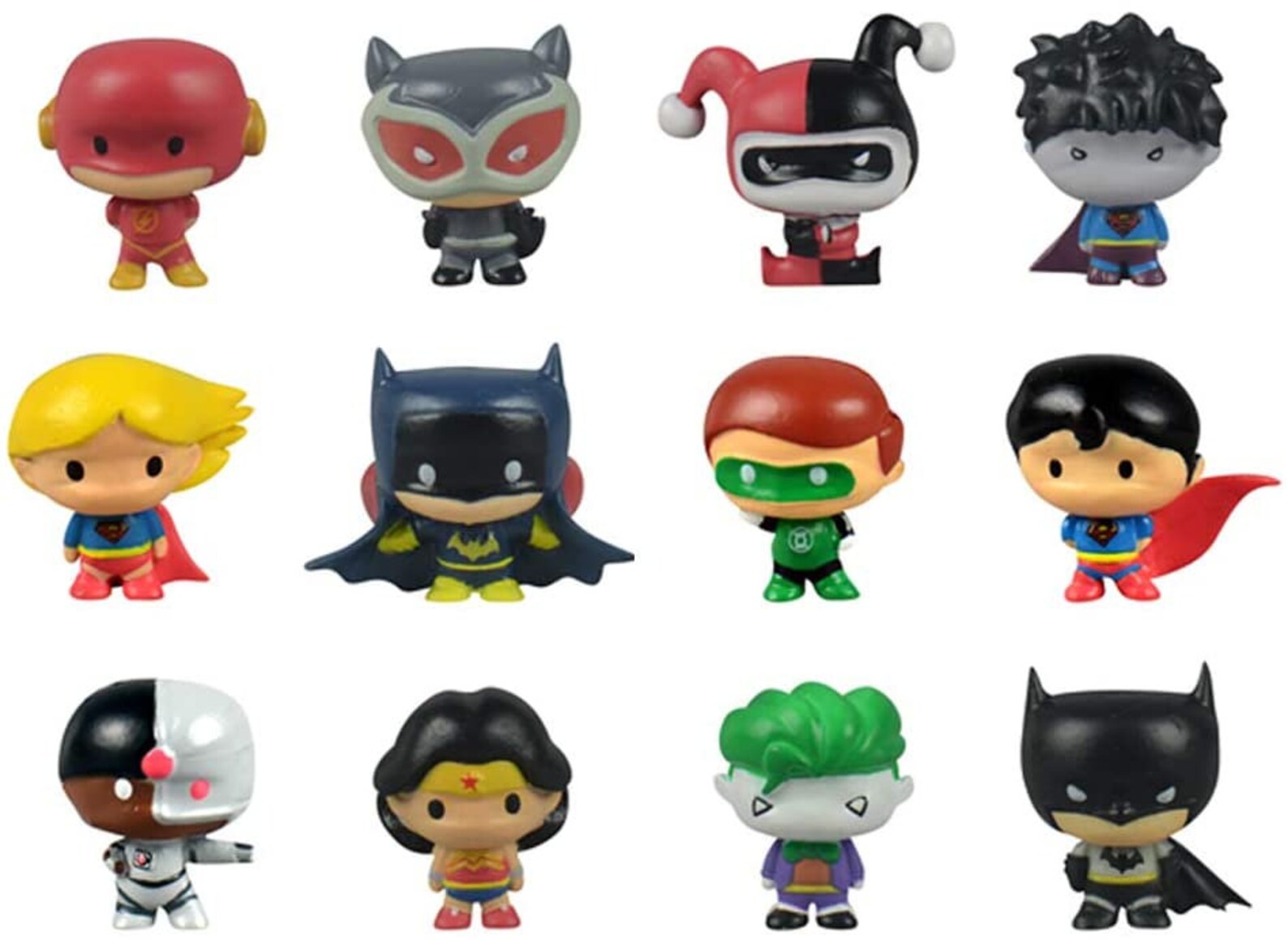 DC Comics Chibi Figures 18 pieces Featuring Batman | Etsy