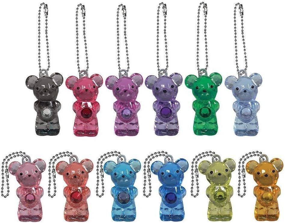 Mini Birthstone Bears Set of 12 Crystal Party Favors Complete | Etsy