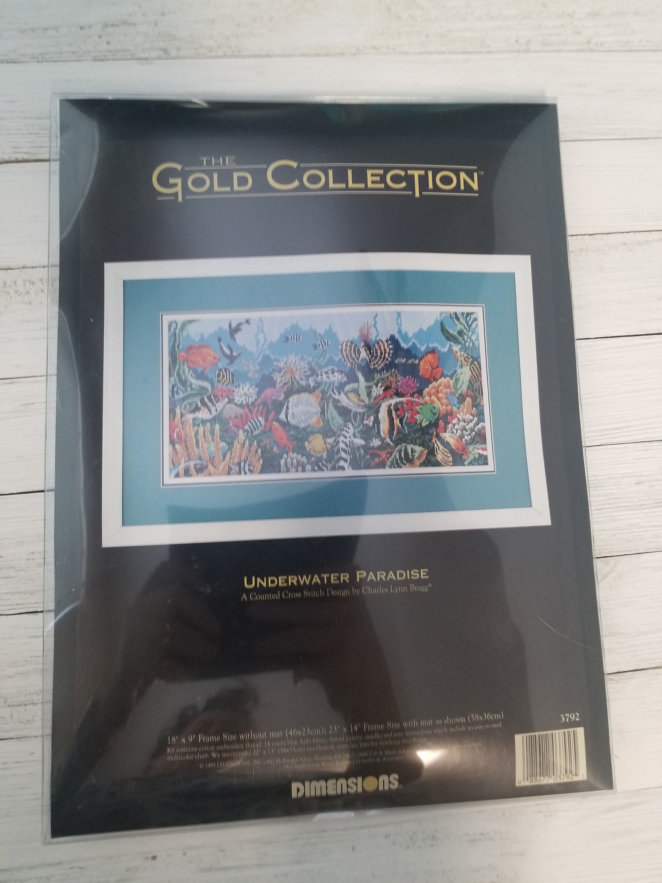 Dimensions The Gold Collection Underwater Paradise #3792 Counted Cross ...