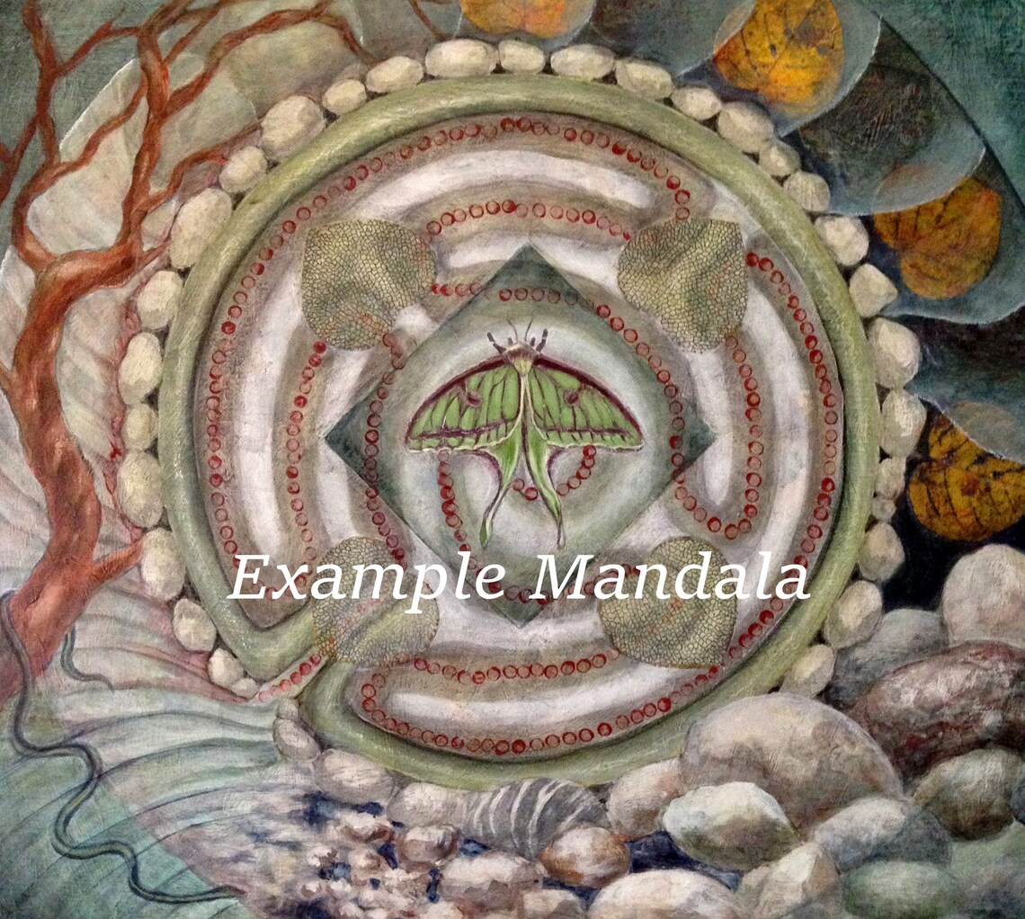Custom Art, Mandala, Personalized Commission, Alter Piece, Made to ...
