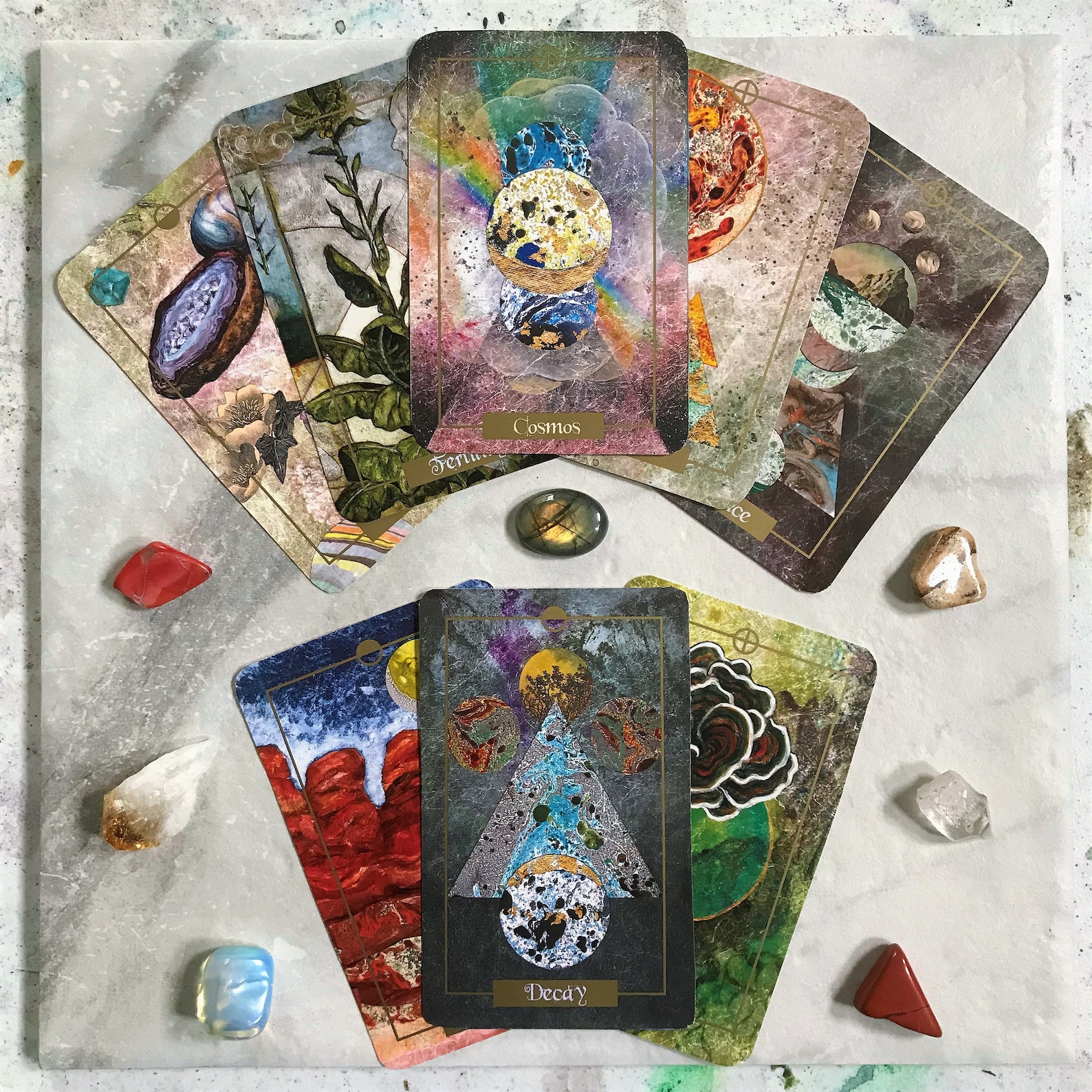 Illuminated Earth Oracle Card Deck Oracle Deck Oracle Cards Etsy