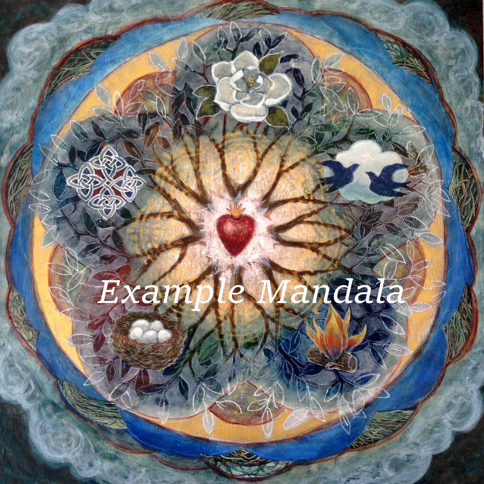 Custom Art, Mandala, Personalized Commission, Alter Piece, Made to ...
