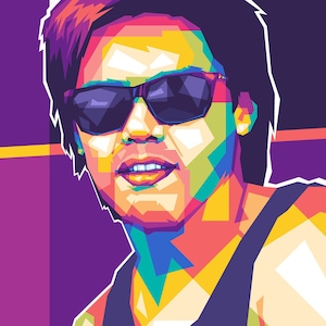 WPAP / Wedha's Pop Art Portrait, Custom Abstract Geometric Portrait ...