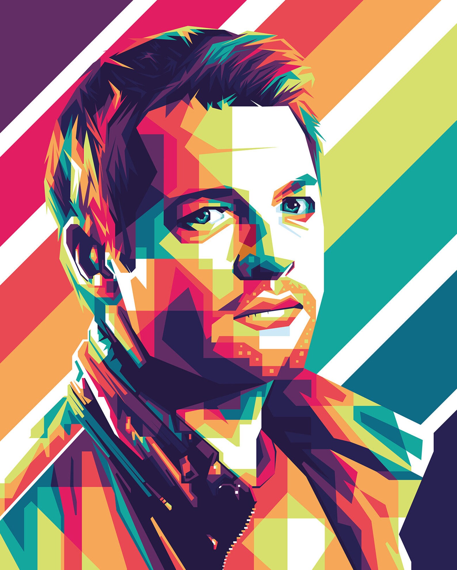 WPAP / Wedha's Pop Art Portrait Modern Abstract Picasso - Etsy