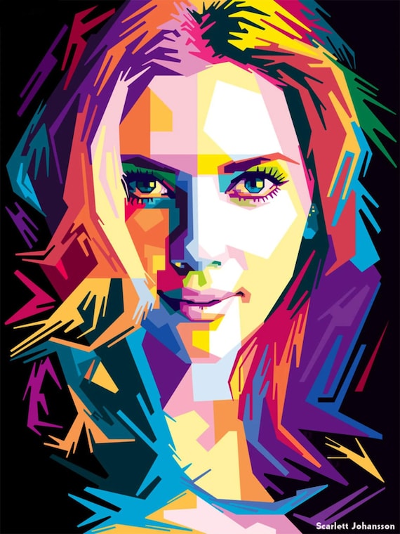 Custom WPAP Portrait From Photo Custom Digital Portrait Pop - Etsy