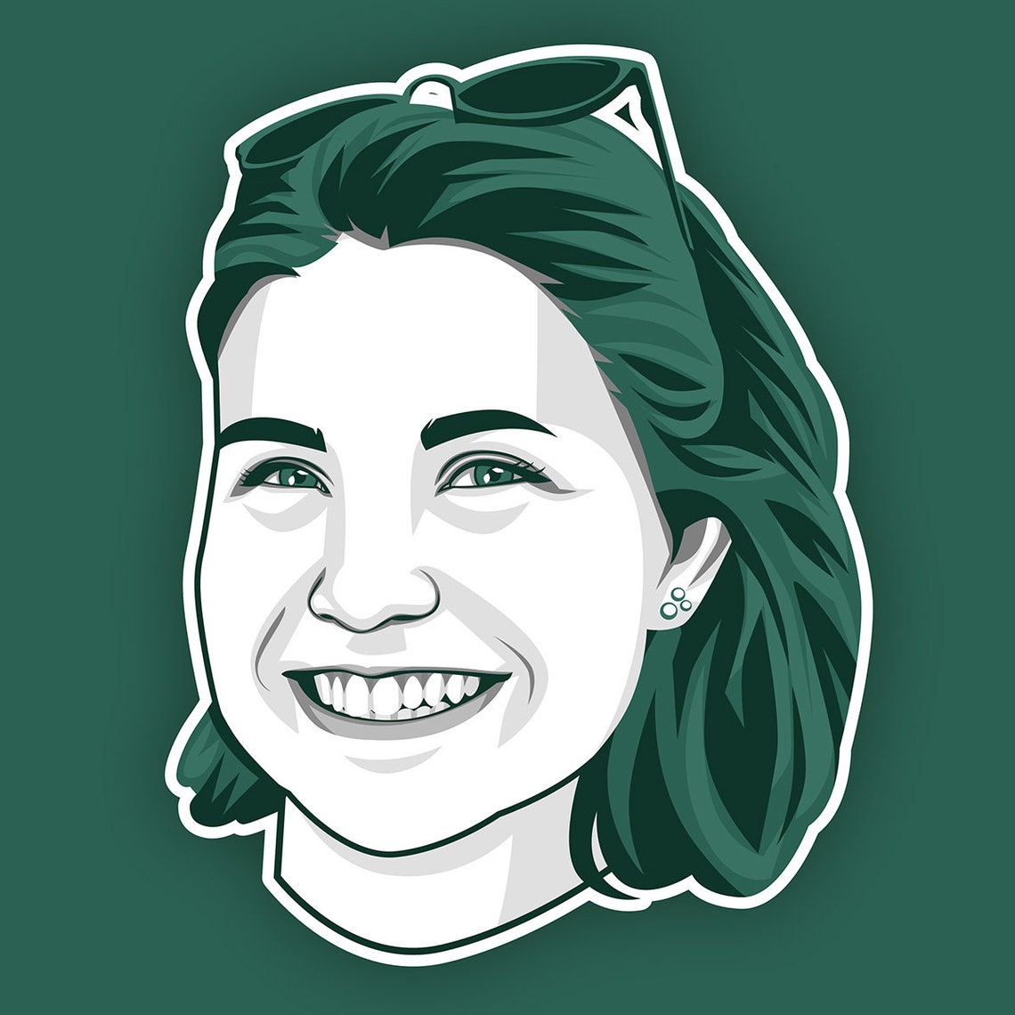 Mono Color Avatar, Custom Cartoon Avatar, Cartoon From Photo, Digital ...