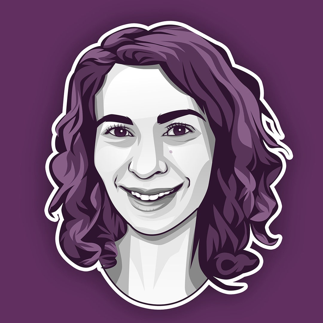 Mono Color Avatar, Custom Cartoon Avatar, Cartoon From Photo, Digital ...