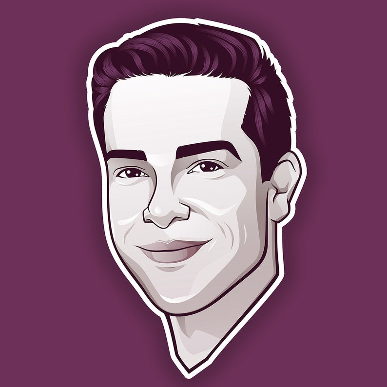 Mono Color Avatar, Custom Cartoon Avatar, Cartoon From Photo, Digital ...
