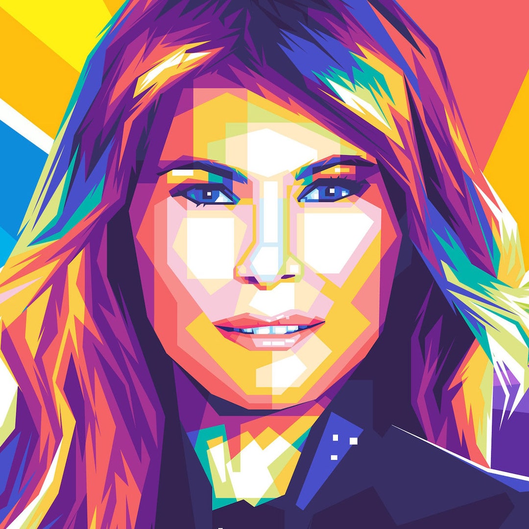 WPAP / Wedha's Pop Art Portrait, Custom Abstract Geometric Portrait ...