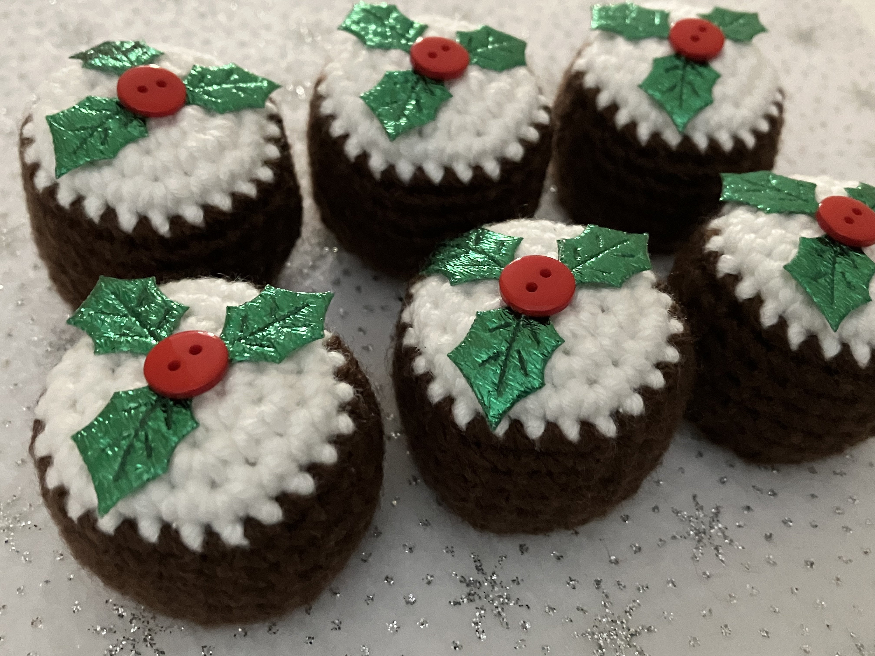6 Hand Crocheted, Christmas Pudding, Ferrero Rocher Covers - Etsy UK