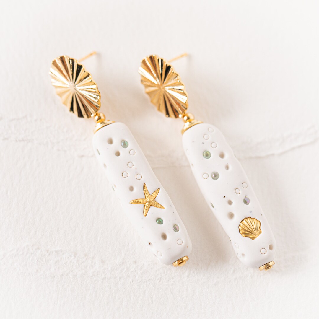 Earrings Vacation Earrings Beach Dangle Earrings Starfish Earrings ...