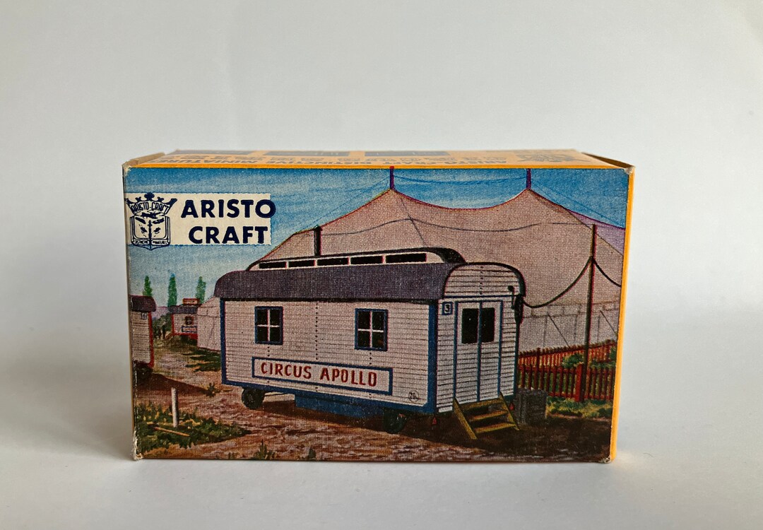 601-B Circus Apollo Trailer Kit Original Box Aristo Craft HO Scale Miniature Model Making ...