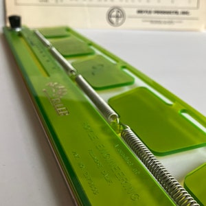 Acu-arc Ruler to Draw Curves of Any Radius for Engineer - Etsy