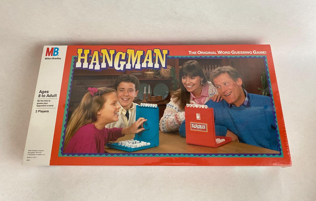Hangman Milton Bradley: the Original Word Guessing Game / Vintage NOS ...