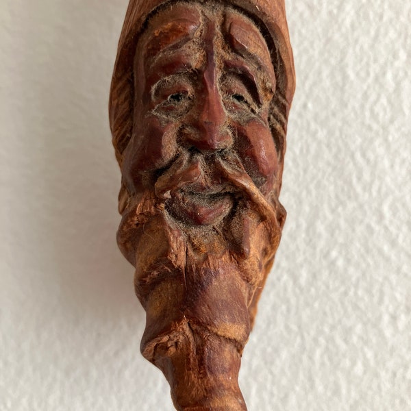 Carved Wood Face - Etsy