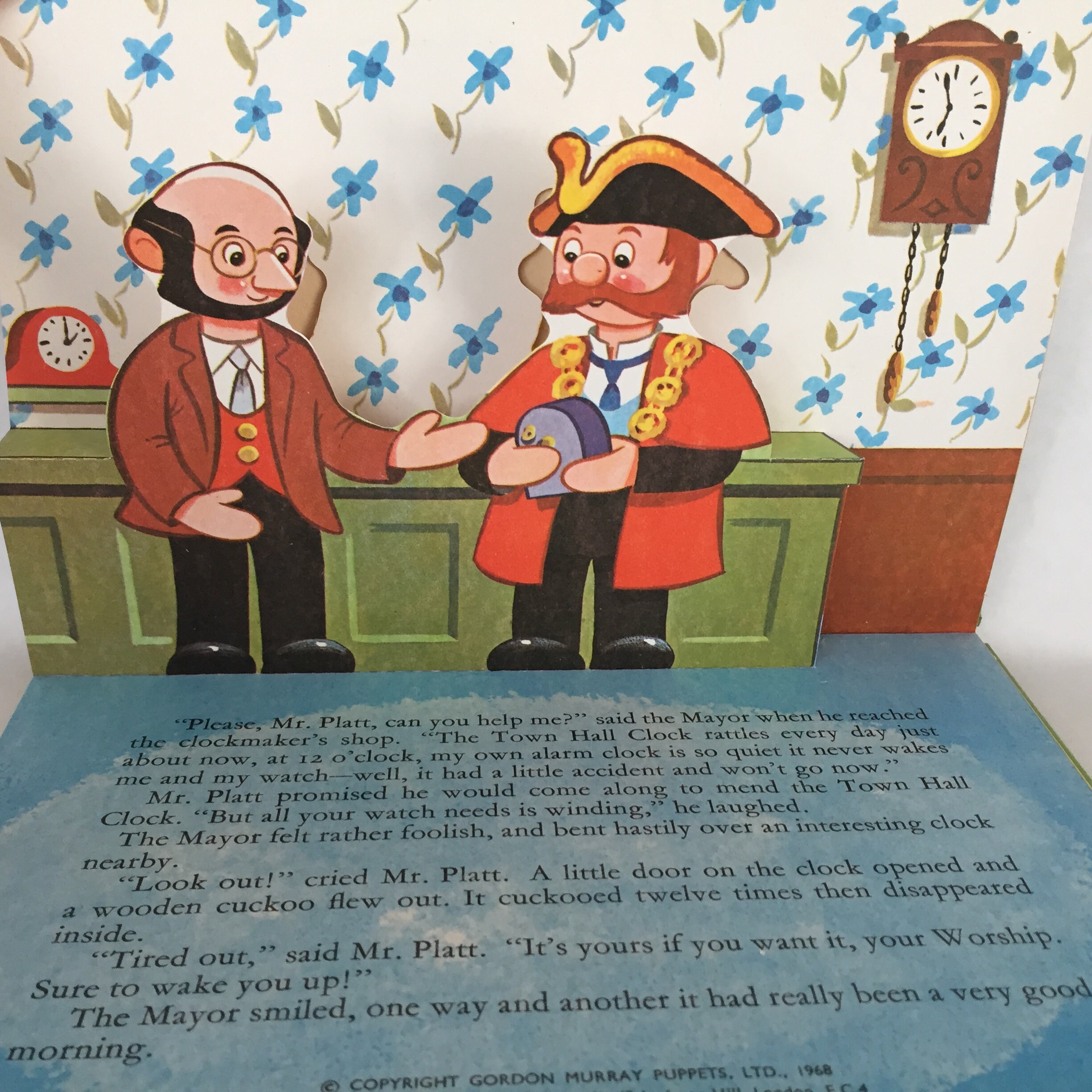 1968 Trumpton pop-up book Gordon Murray's puppets Dean & | Etsy