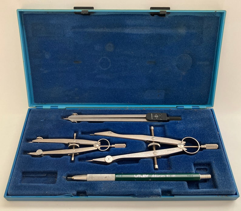 Intertech Drawing Instruments West German / Drafting Tools / Utley ...