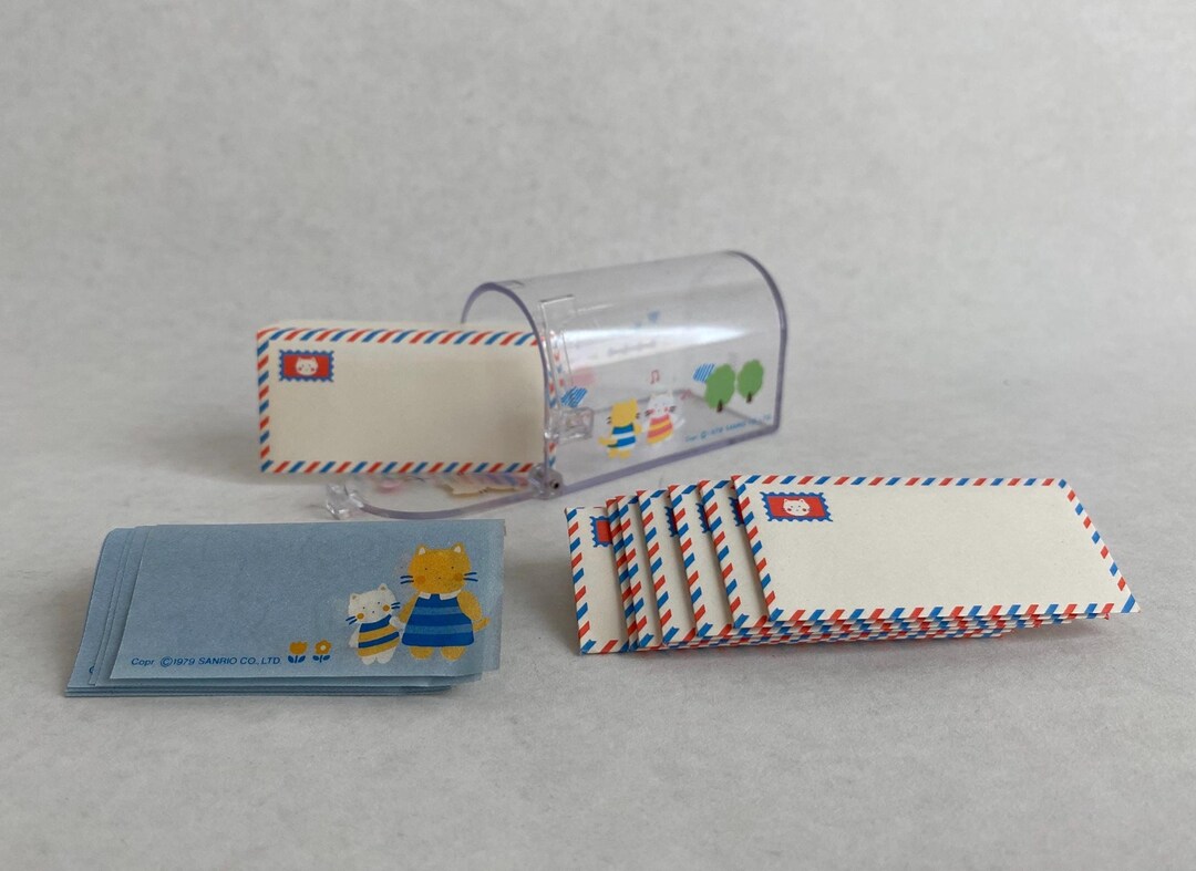 Vintage Sanrio 1976 Miniature Mailbox and Stationary: Little Miss ...