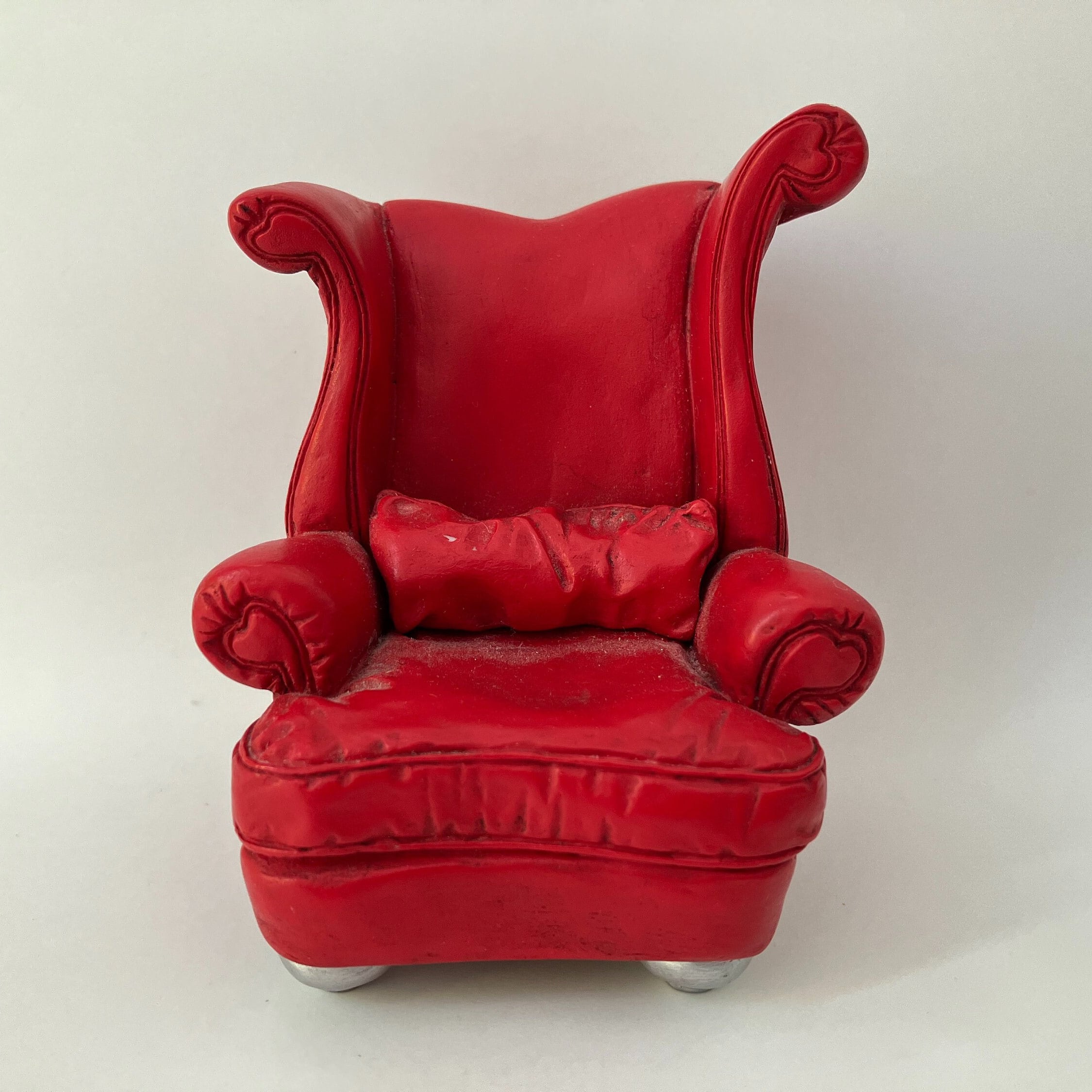 1999 Miniature Red Heart Chair by Raine - Etsy