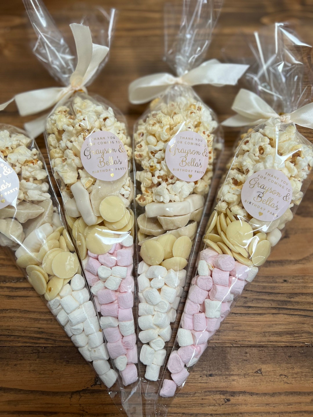 Cellophane Cone Bags Make Your Own Sweetie Cones Clear Cellophane Cones ...