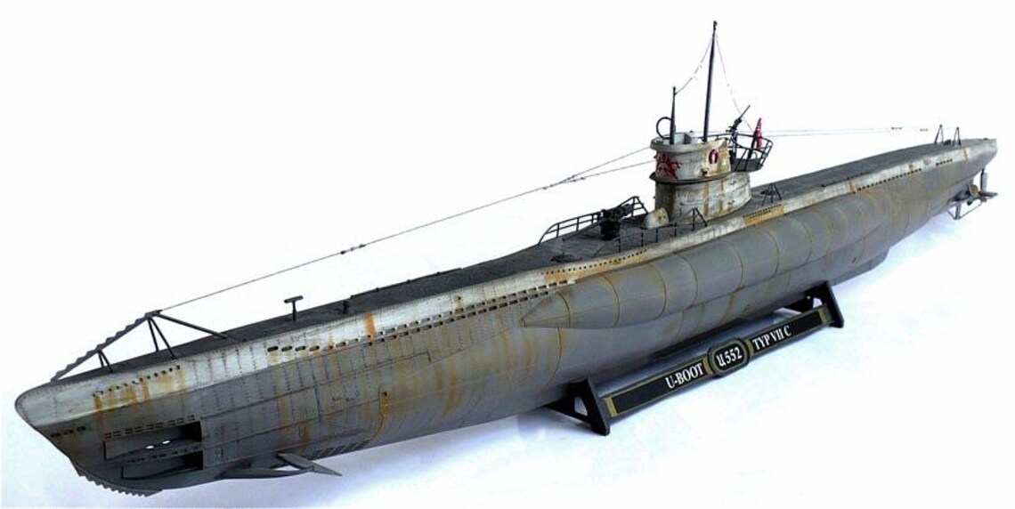 Type VII U-boats Scale model German submarine | Etsy