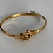 1980s Gold Tone Bracelet | Vintage 80s Bangle Bracelet NOS - Etsy