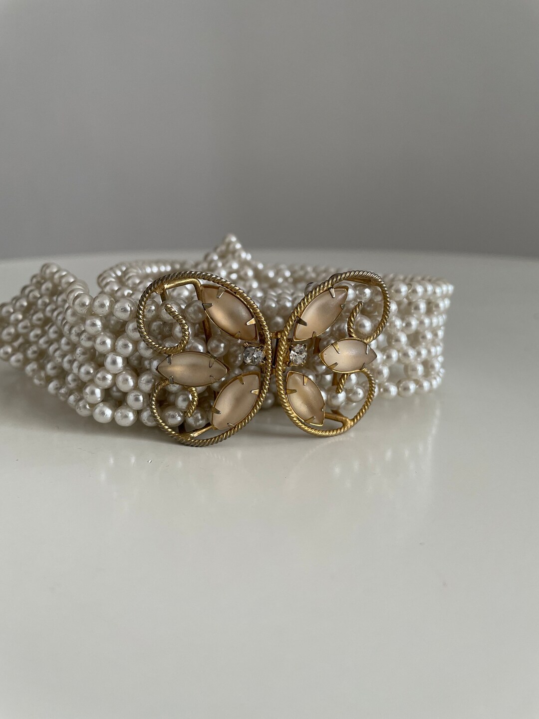 1950s Faux Pearls Belt | Vintage 50s Belt - Etsy