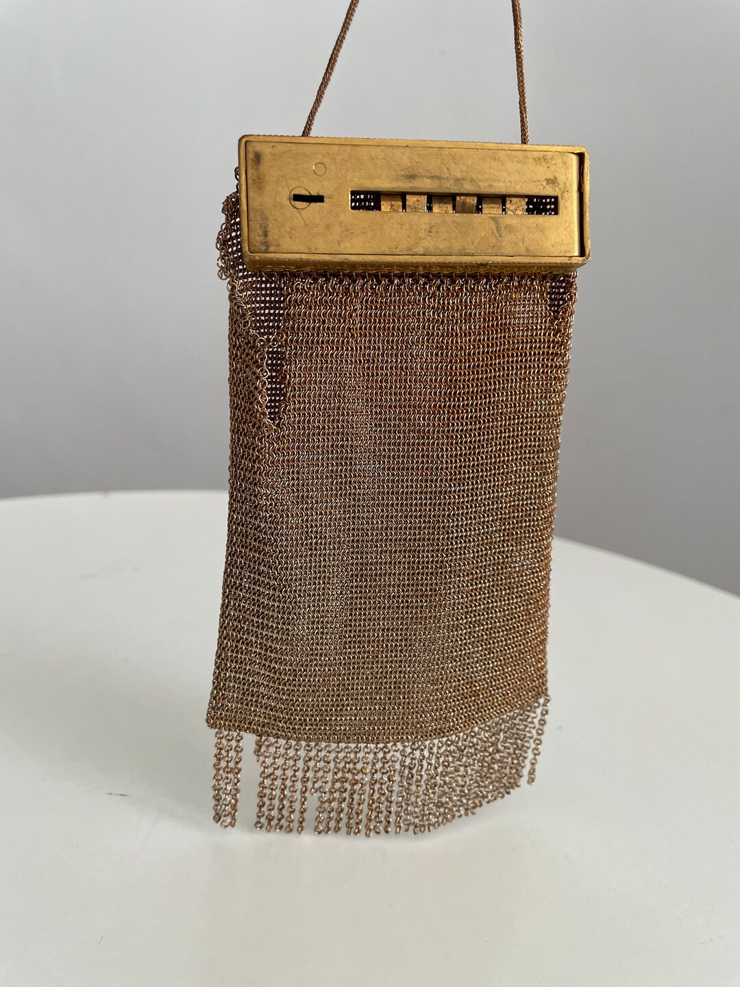 1920s Gold Fine Mesh Purse | Antique Mesh Purse - Etsy