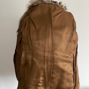 1970s Fox Fur & Leather Coat | Vintage 70s Fur Jacket - Etsy