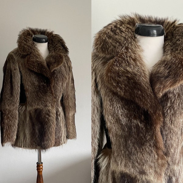 Vintage Fur Jacket - Etsy