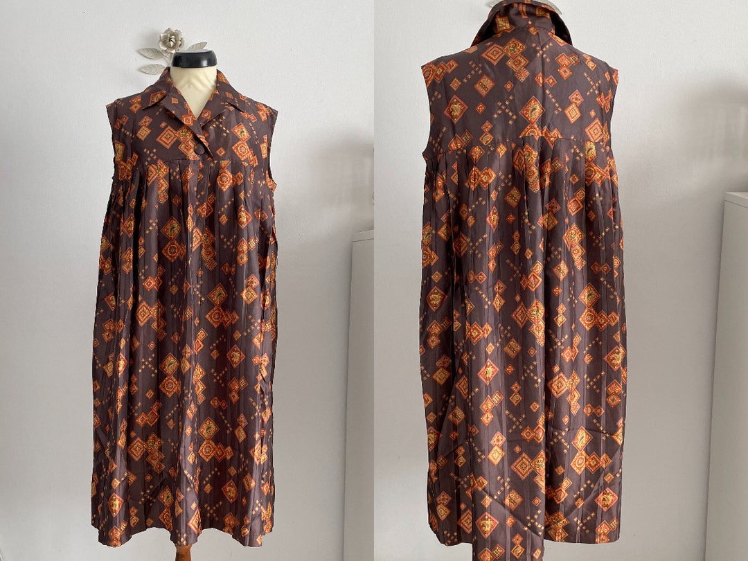 1960s Sundress | Vintage 60s Pleated Dress - Etsy