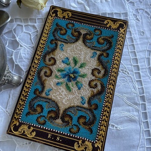 Antique Victorian Ladies Beaded Notebook - Etsy