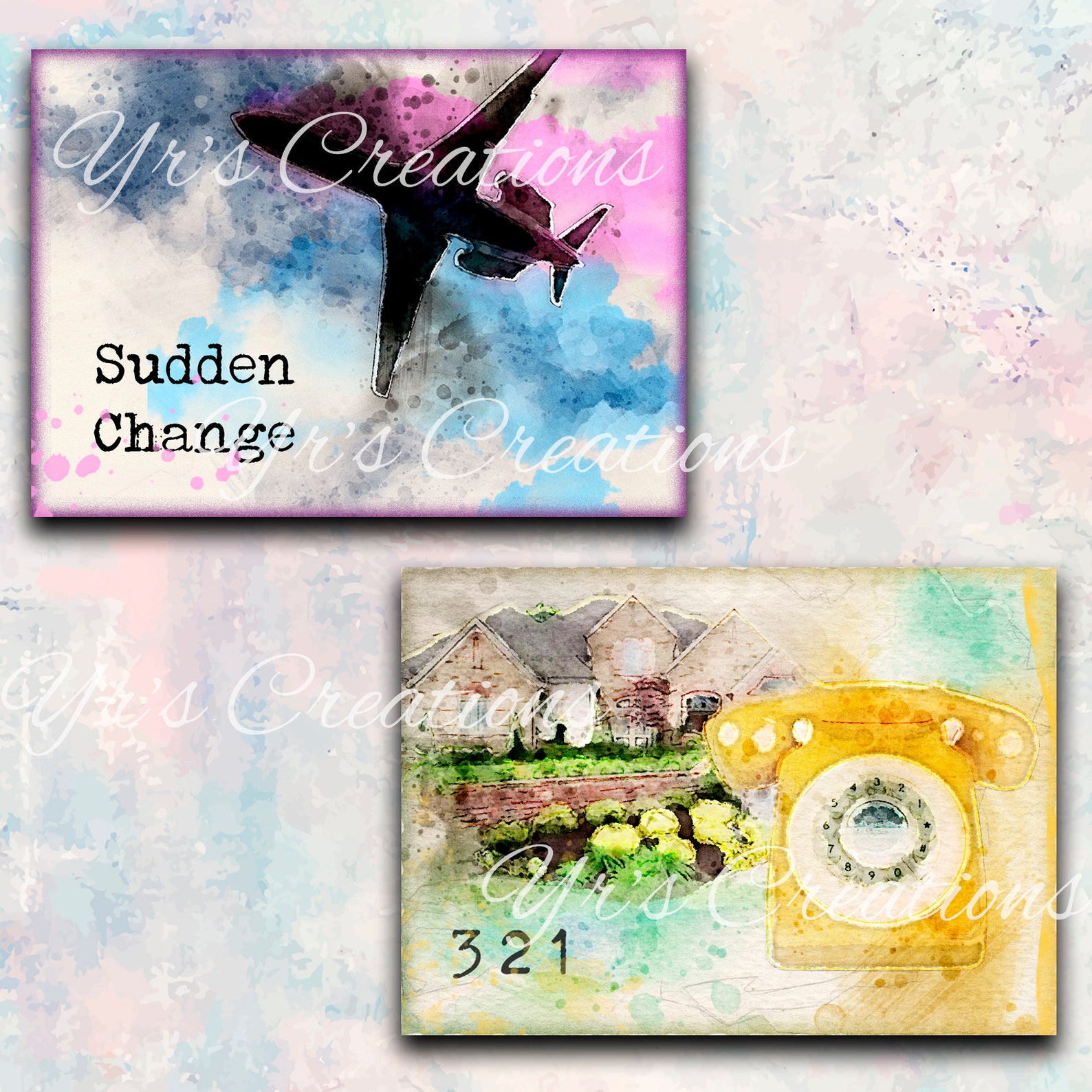 PRINTABLE ORACLE CARDS Daily Life Theme Mix N Match and - Etsy