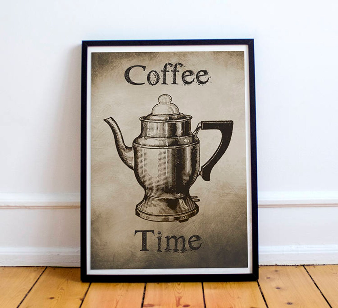 COFFEE WALL ART Coffee Printable Instant Download Kitchen Wall Art ...