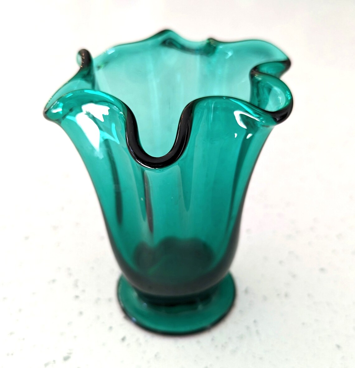 Window Sill Collection Set of 7 Colored Glass Vessels Small Vase Lot ...