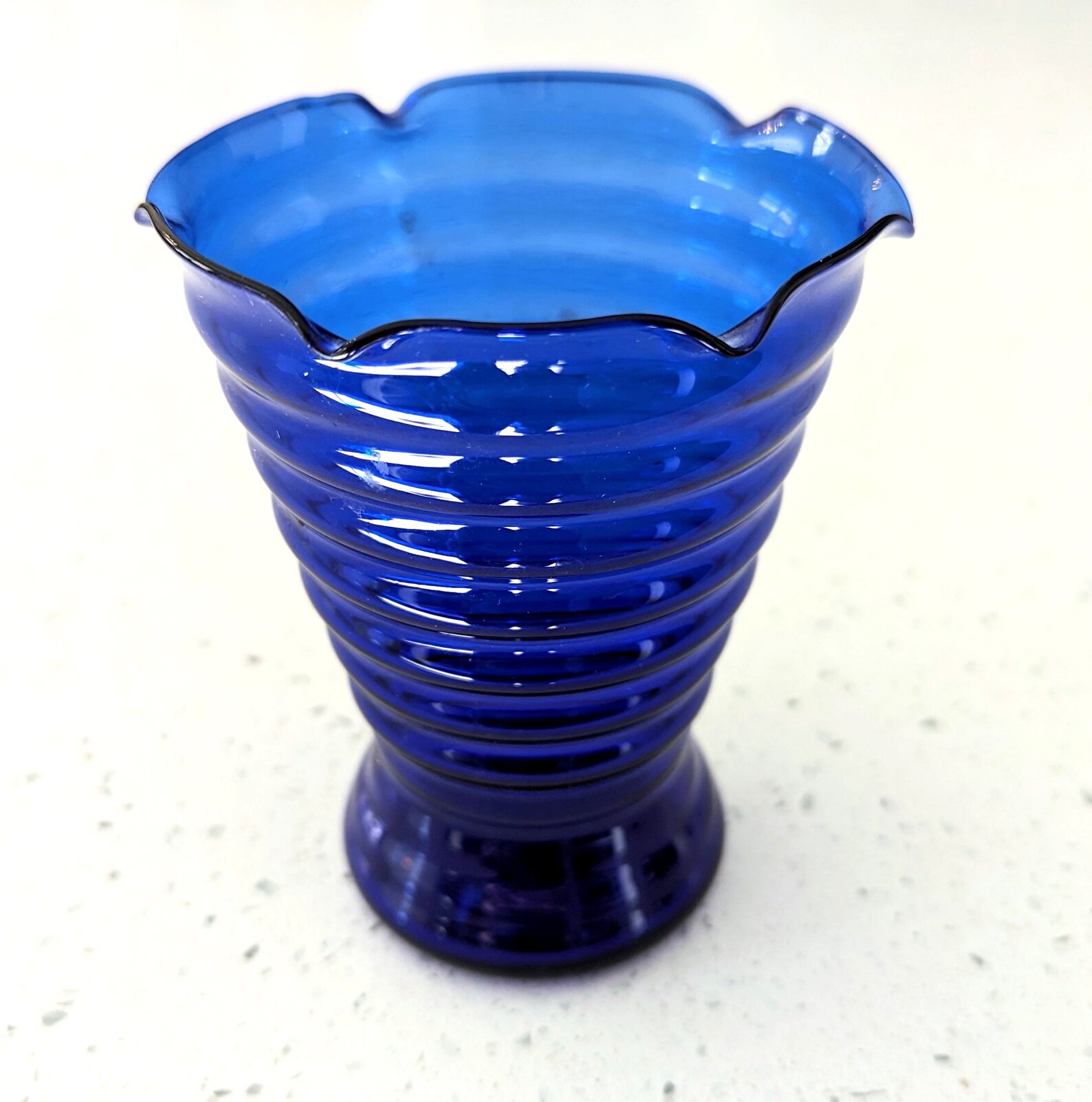 Window Sill Collection Set of 7 Colored Glass Vessels Small Vase Lot ...