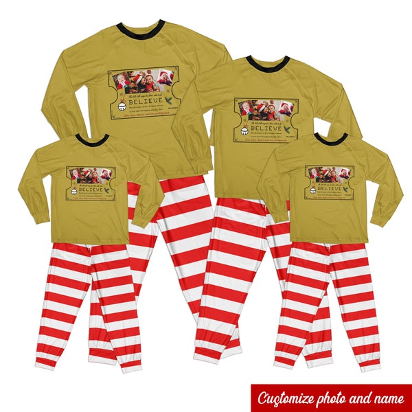 Polar Express Pajamas - Etsy