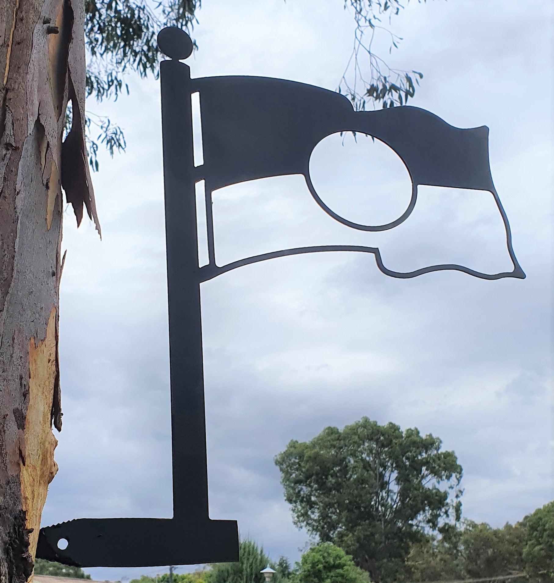 Aboriginal Flag Garden Stake Tree Art Wall Hanging Outdoor Decoration ...