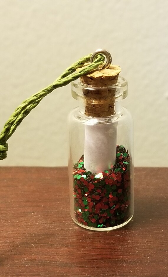 Miniature Message in a Bottle Mini Bottles Holiday Gift | Etsy
