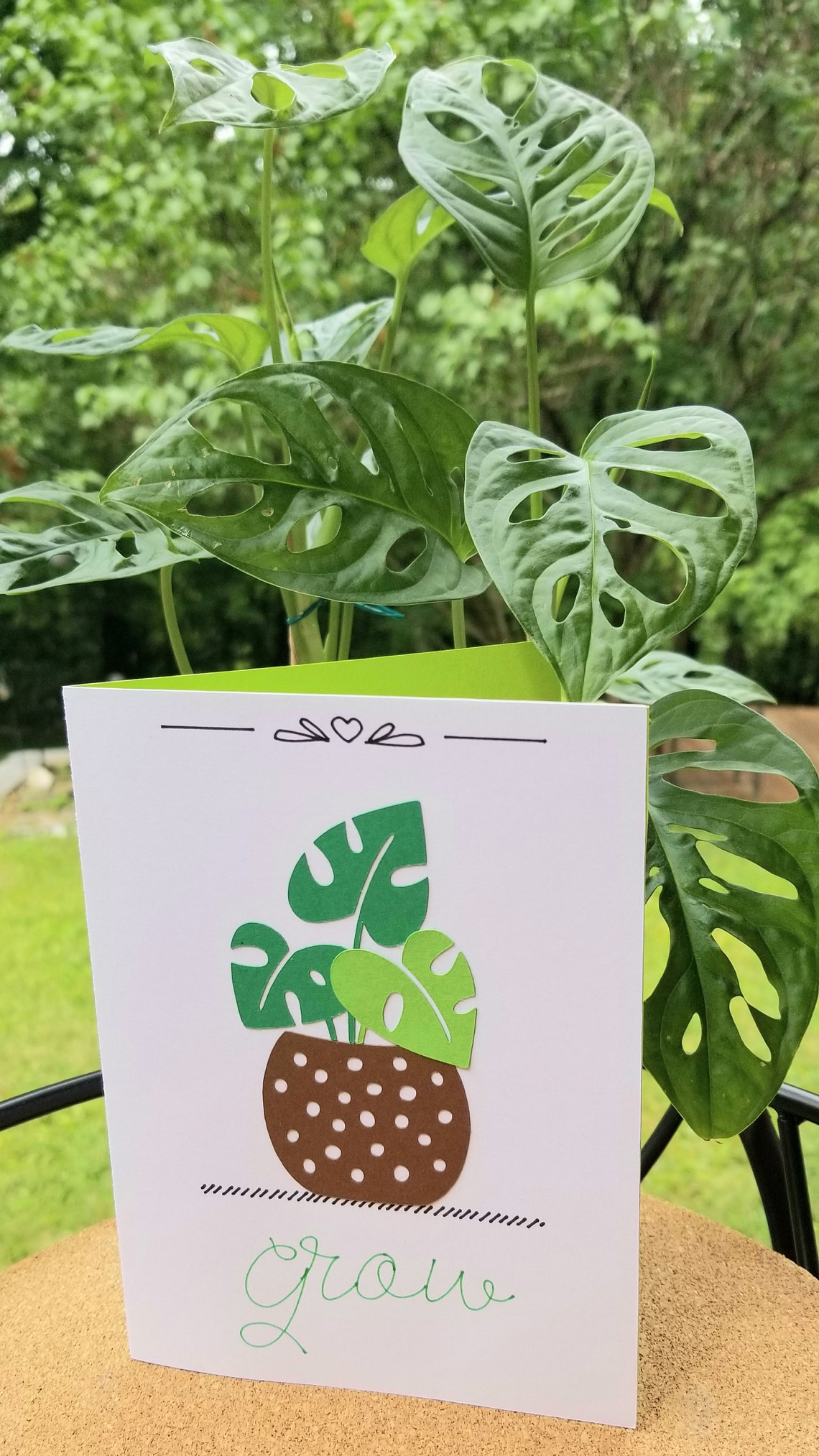 Tarjeta hecha a mano Tarjeta de planta Tarjeta de cultivo - Etsy España